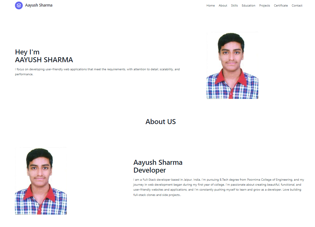 Aayush Sharma | Portfolio