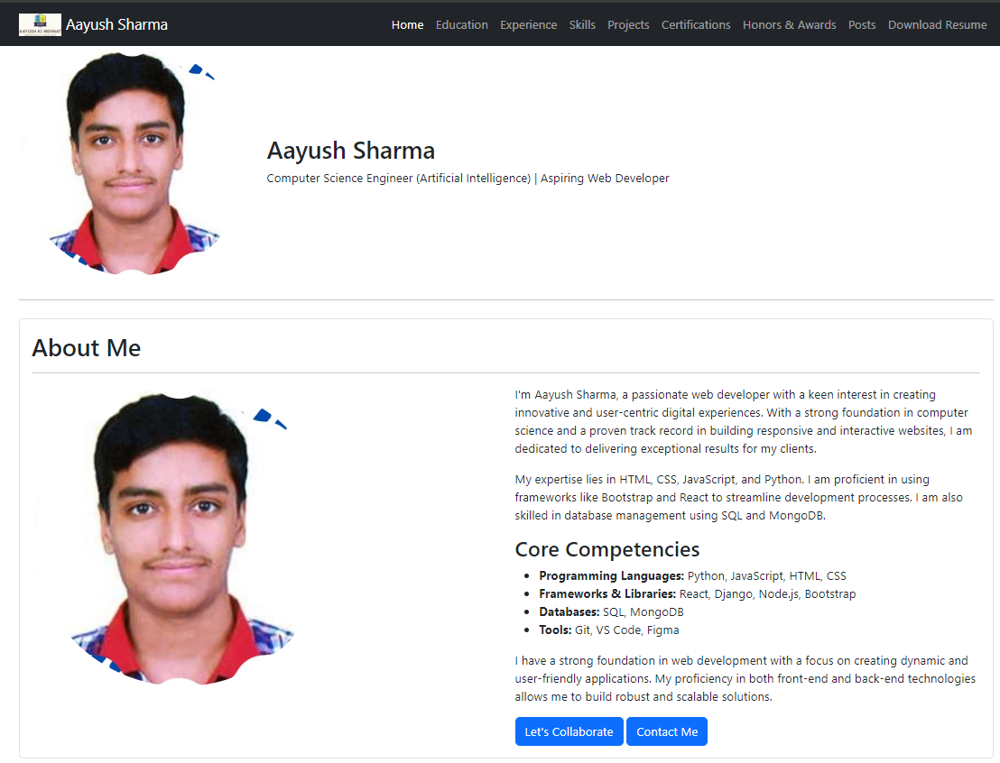 Aayush Sharma | Portfolio